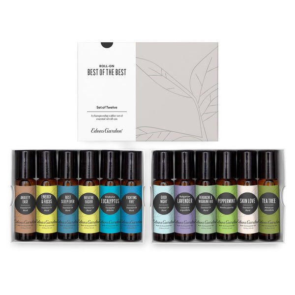 Best of the Best Roll-On Essential Oil 12 Set | Roll-On Sets | Edens Garden